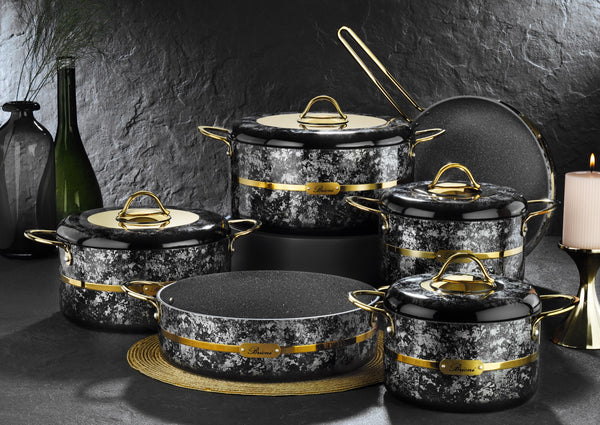 Brioni Cookware Set - 10 Pieces - Turkey – Sheffield Stores